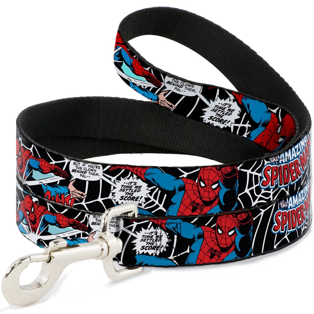 Marvel Comics Pet Leash, Dog Leash, Spider Man In Action Amazing Spider ...