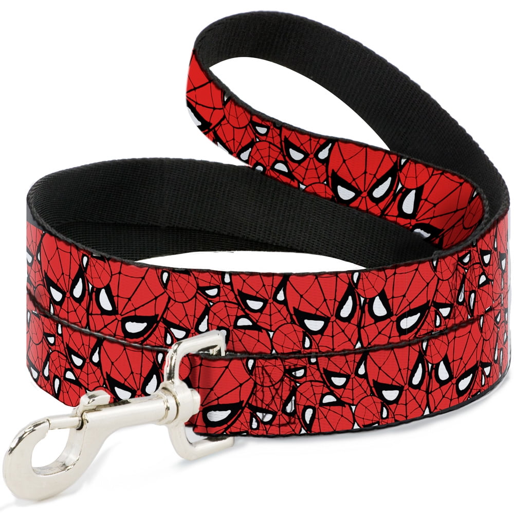 Marvel Comics Pet Leash, Dog Leash, Spider Man Stacked, 4 Feet Long 1.0 ...