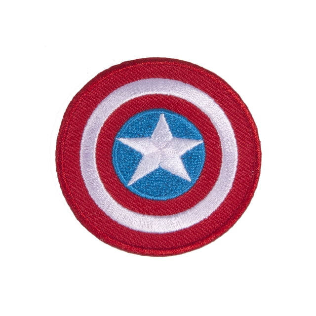 Marvel Comics Retro Captain America Shield Patch - Walmart Business ...