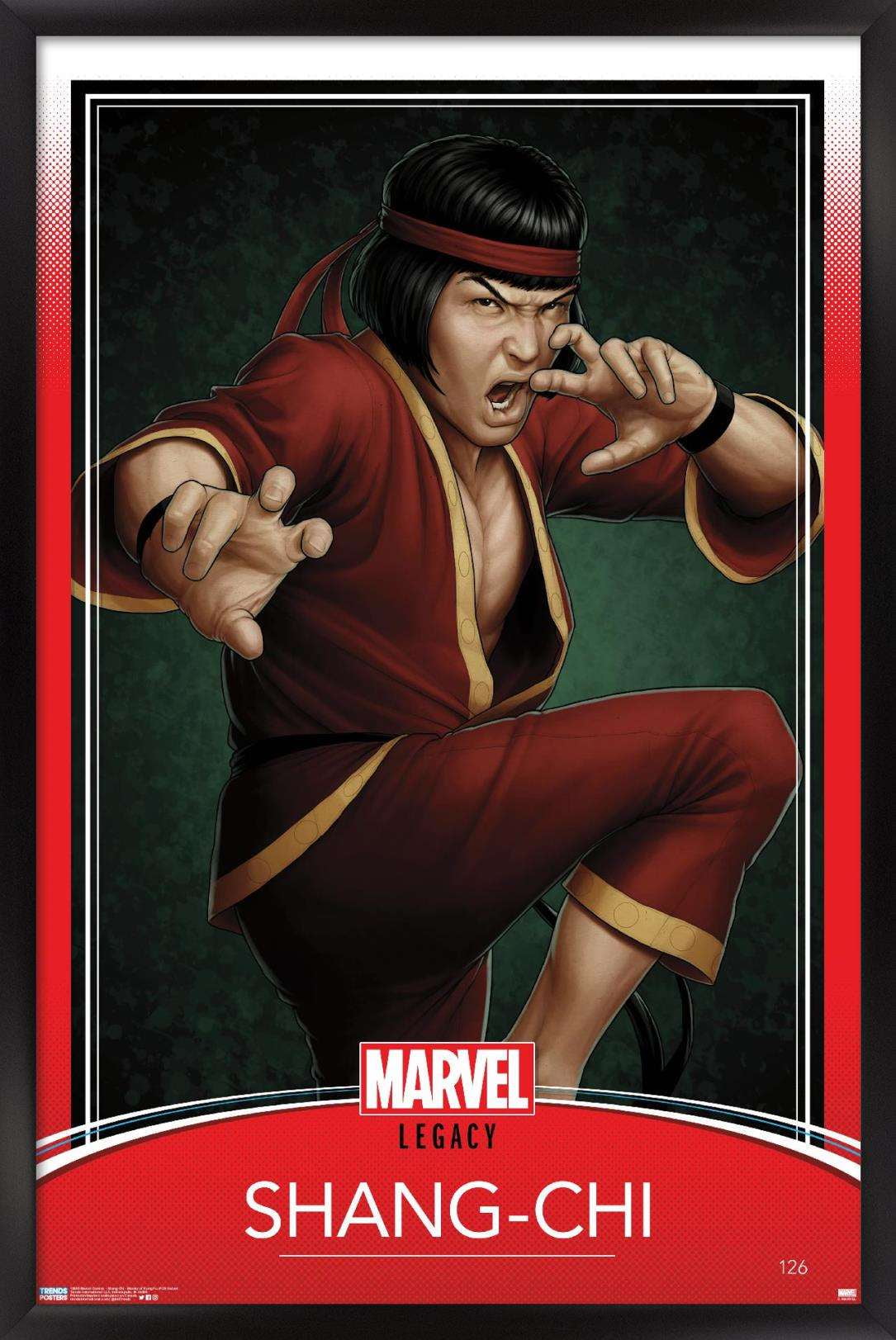 Marvel Comics - Shang- Chi - Master Of Kung Fu #126 Variant Wall Poster ...
