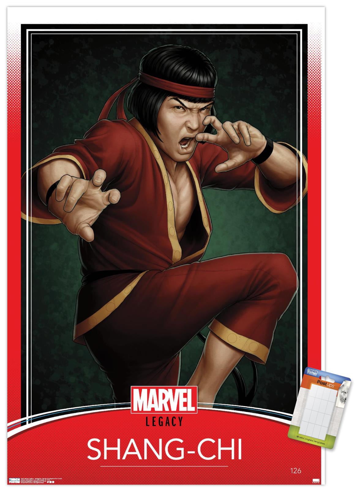 Marvel Comics - Shang- Chi - Master Of Kung Fu #126 Variant Wall Poster ...