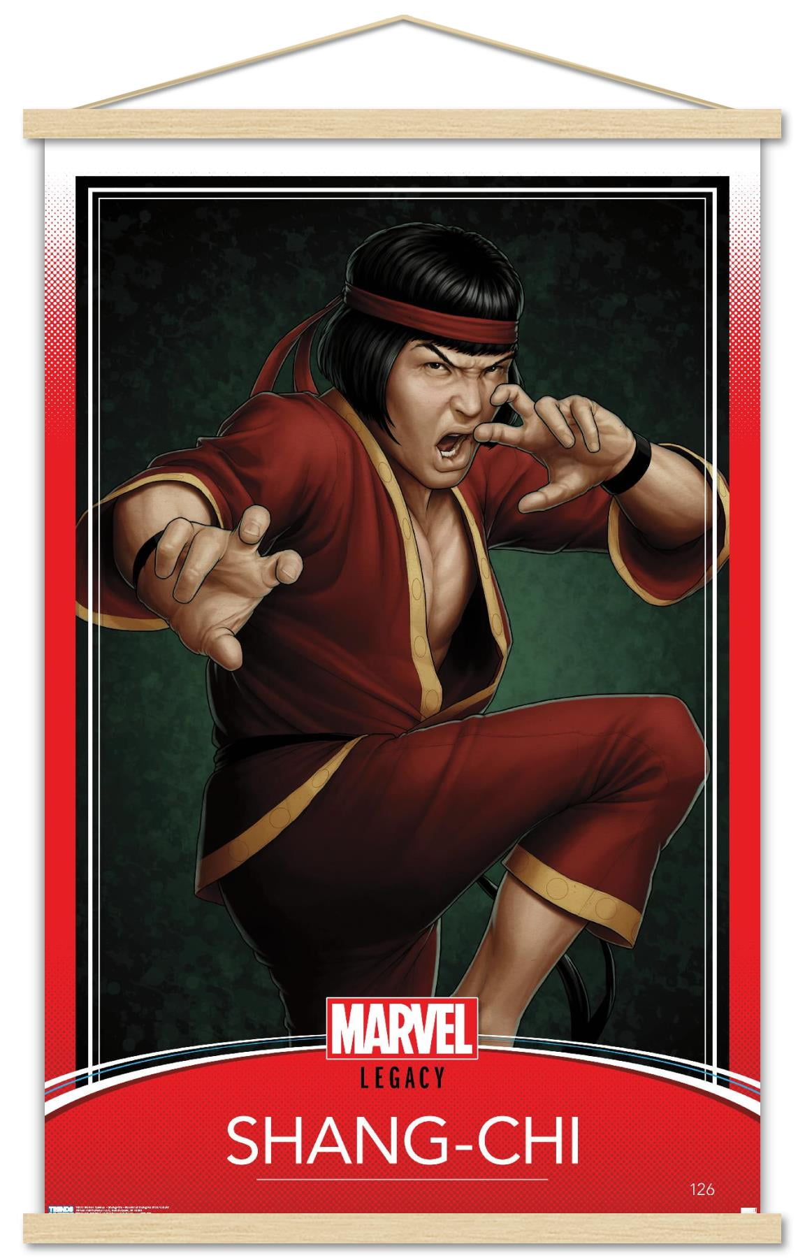 Marvel Comics - Shang- Chi - Master Of Kung Fu #126 Variant Wall Poster ...