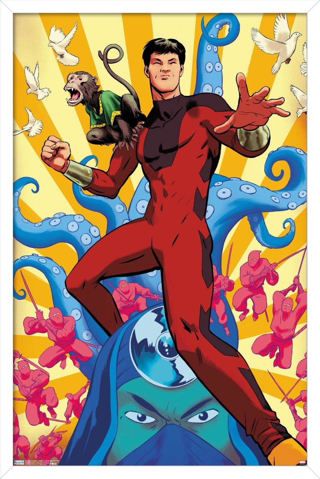 Marvel Comics - Shang- Chi - Master Of Kung Fu #126 Wall Poster, 22.375 ...