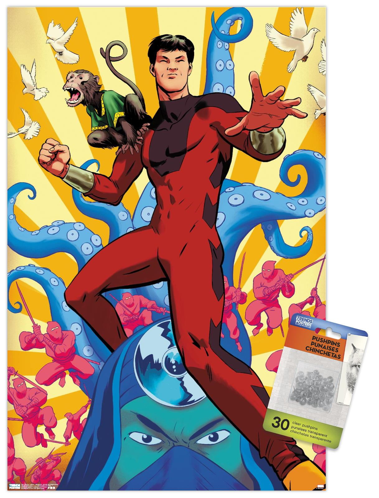 Marvel Comics - Shang- Chi - Master Of Kung Fu #126 Wall Poster with ...