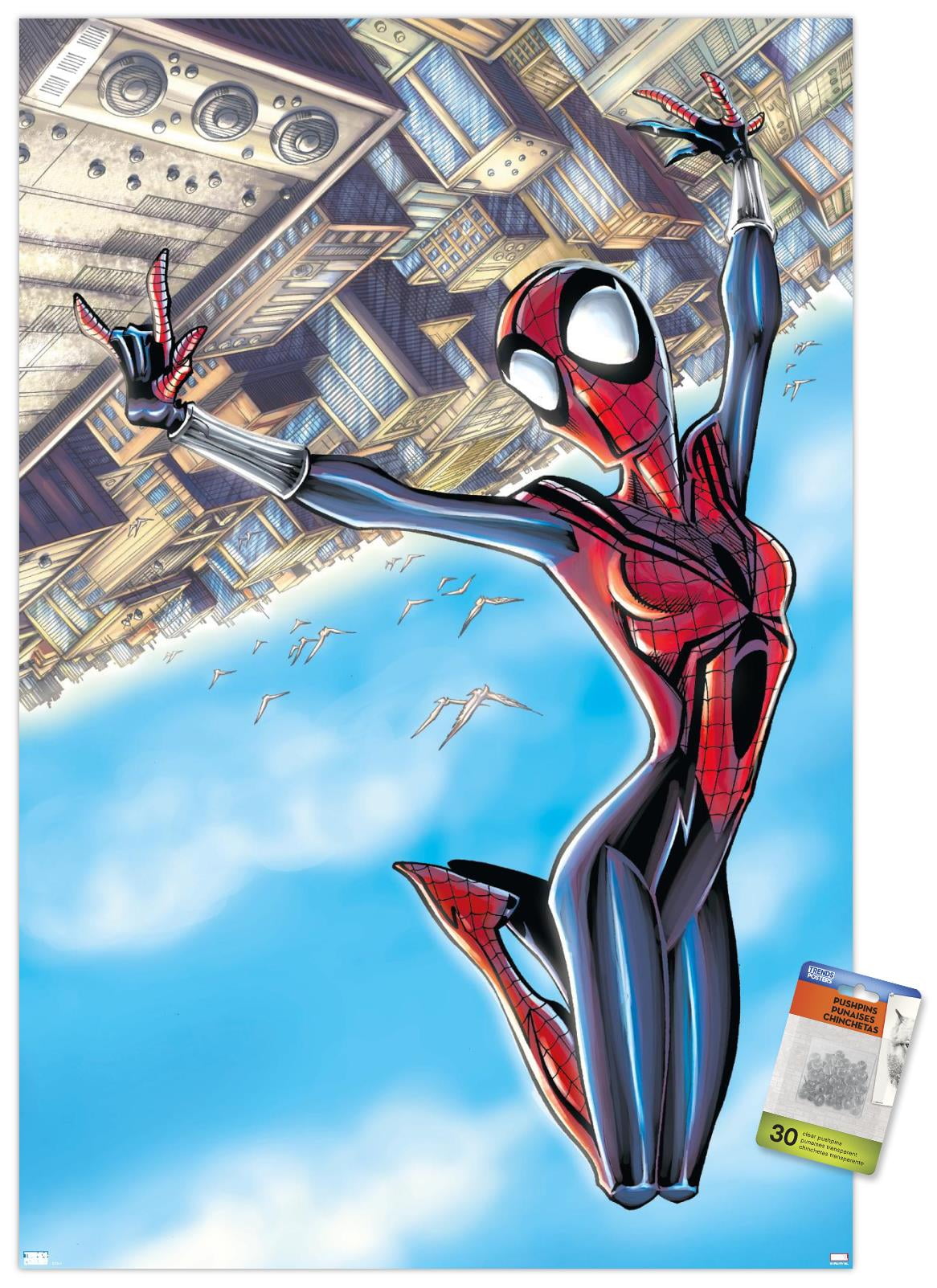 Marvel Comics - Spider-Girl - Spider-Girl #68 Wall Poster with Pushpins ...