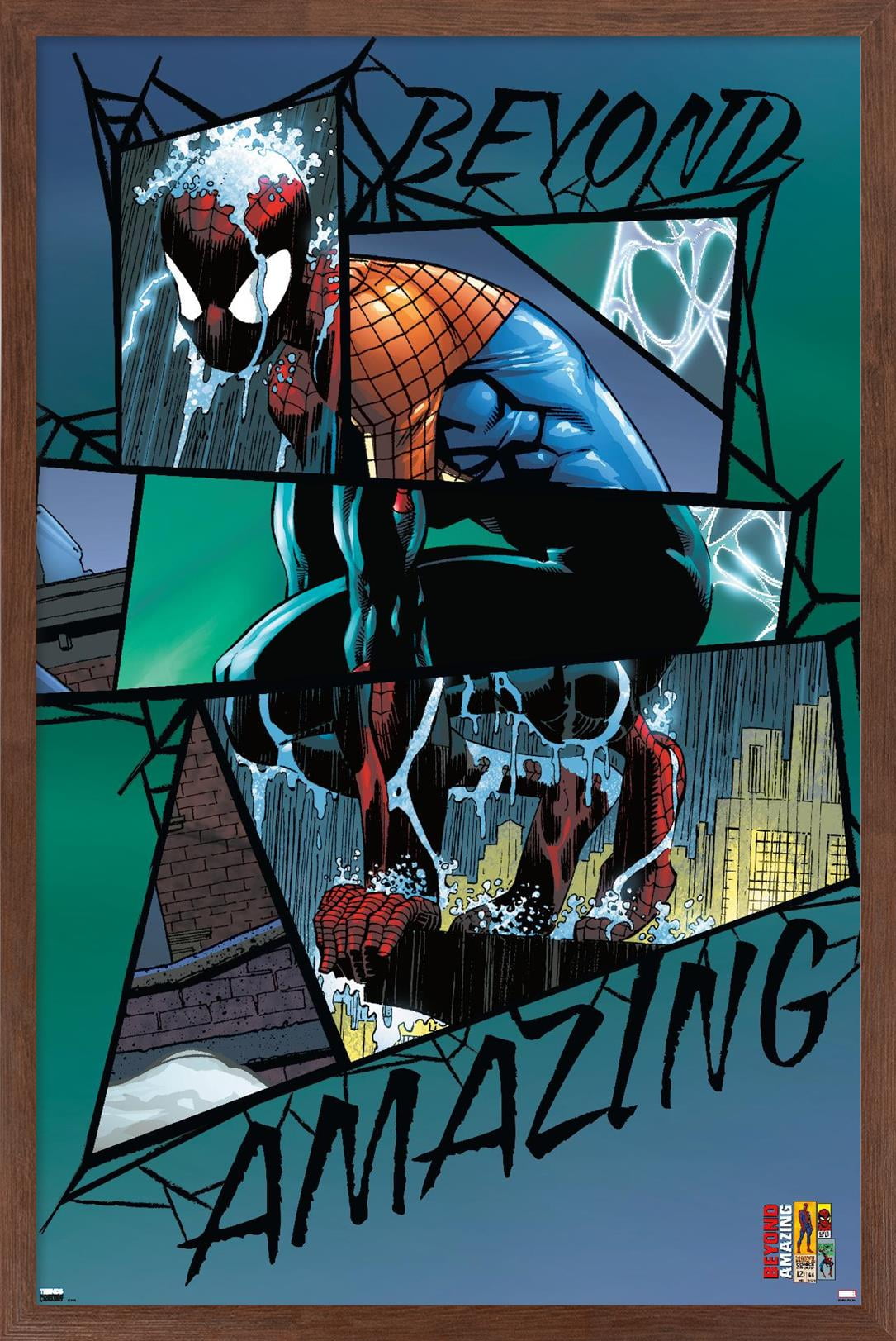 Marvel Comics Spider-Man: Beyond Amazing - Rain Mash-up Wall Poster, 22 ...