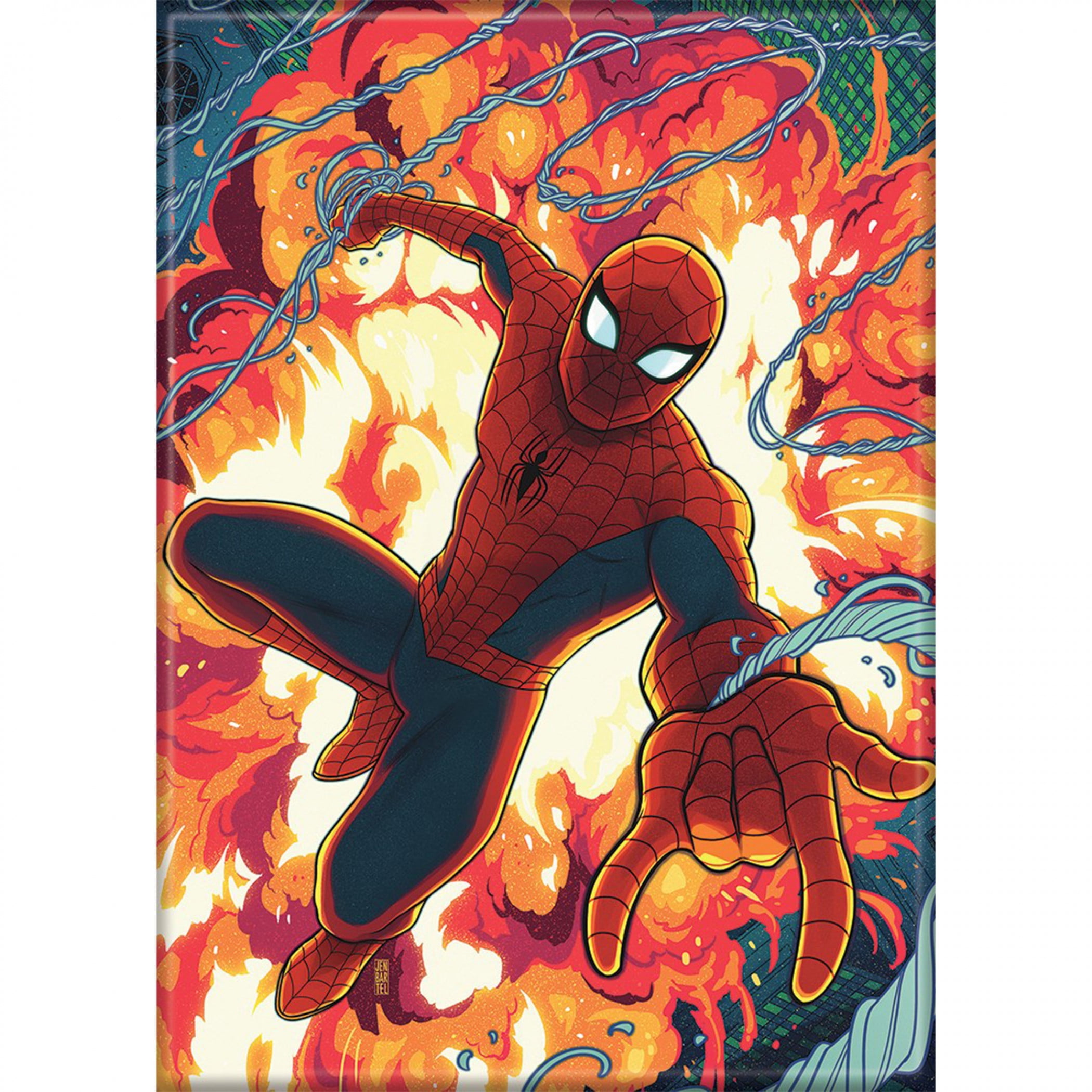 Marvel Comics Spider-Man Fiery Explosion Magnet - Walmart.com