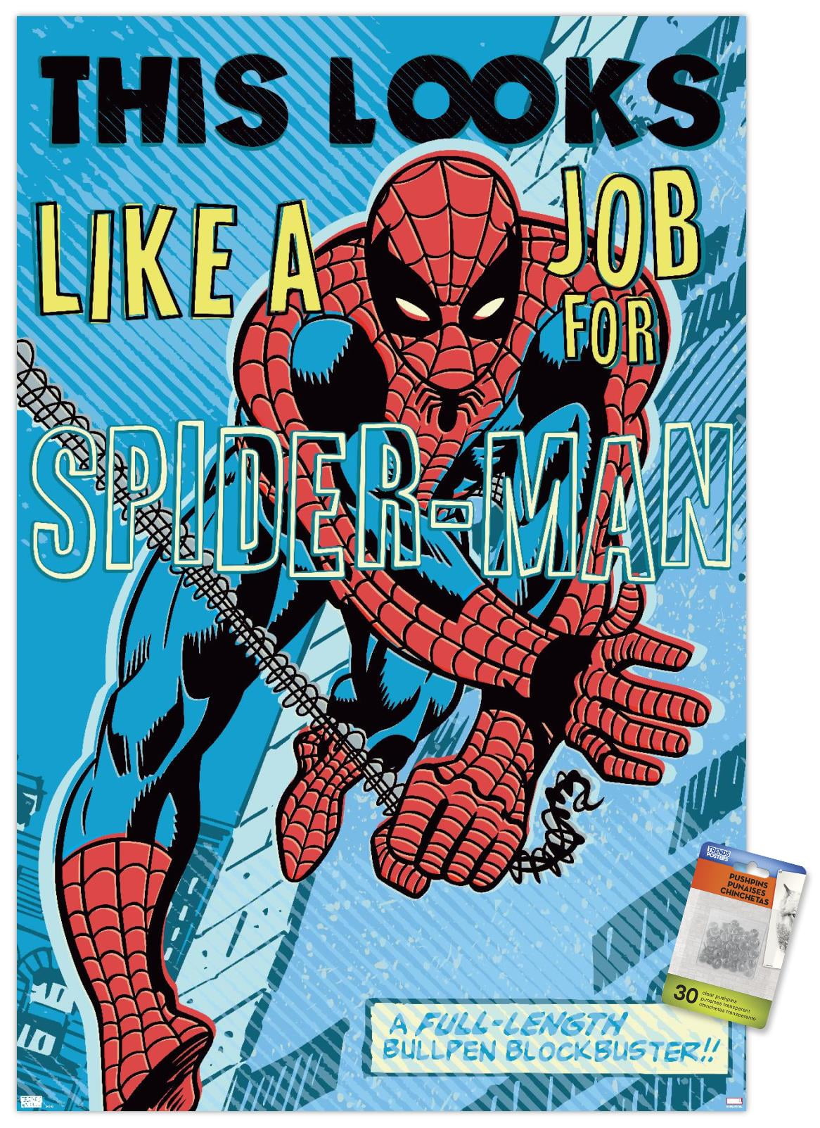 Marvel Comics Spider-Man - Looks Like A Job Wall Poster with Pushpins ...