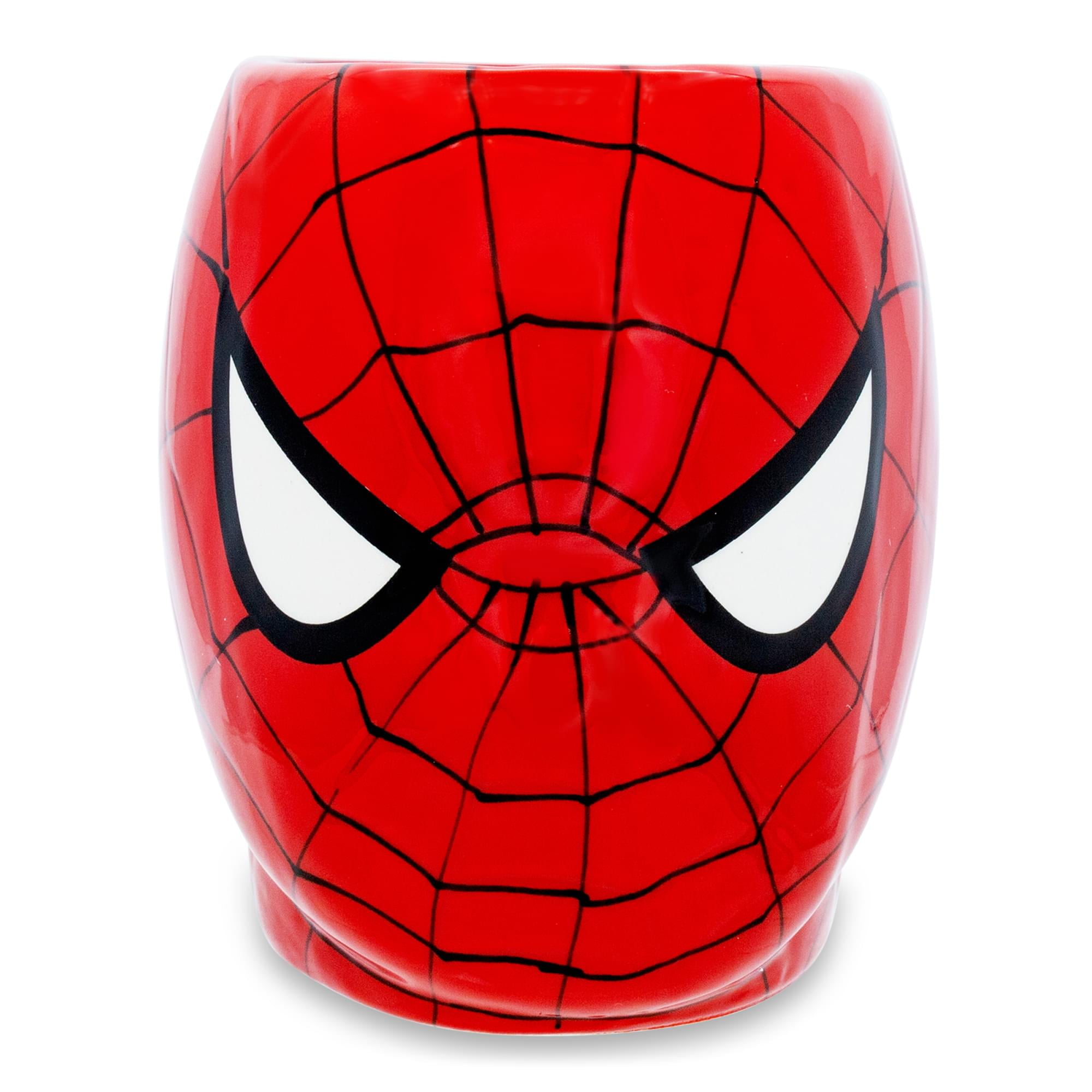 Marvel Comics Spider-Man Mask 3D Sculpted Ceramic Mug - Walmart.com