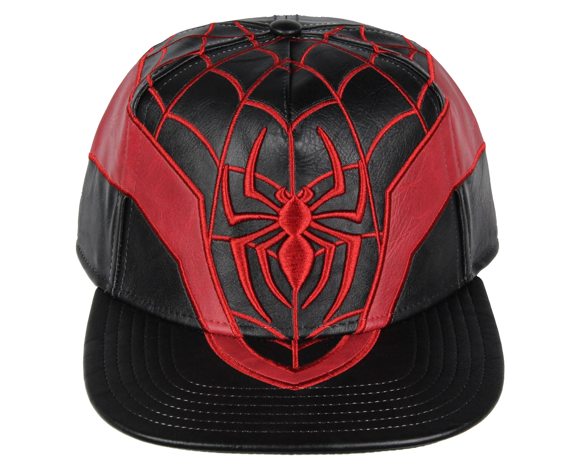 Seven Times Six Spider-Man Miles Morales Faux Leather Snapback Hat ...