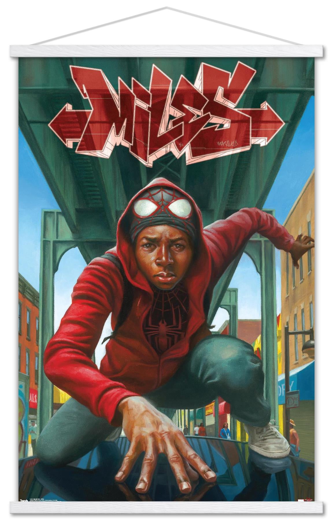 Marvel Comics Spider-Man - Miles Wall Poster with Magnetic Frame, 22. ...