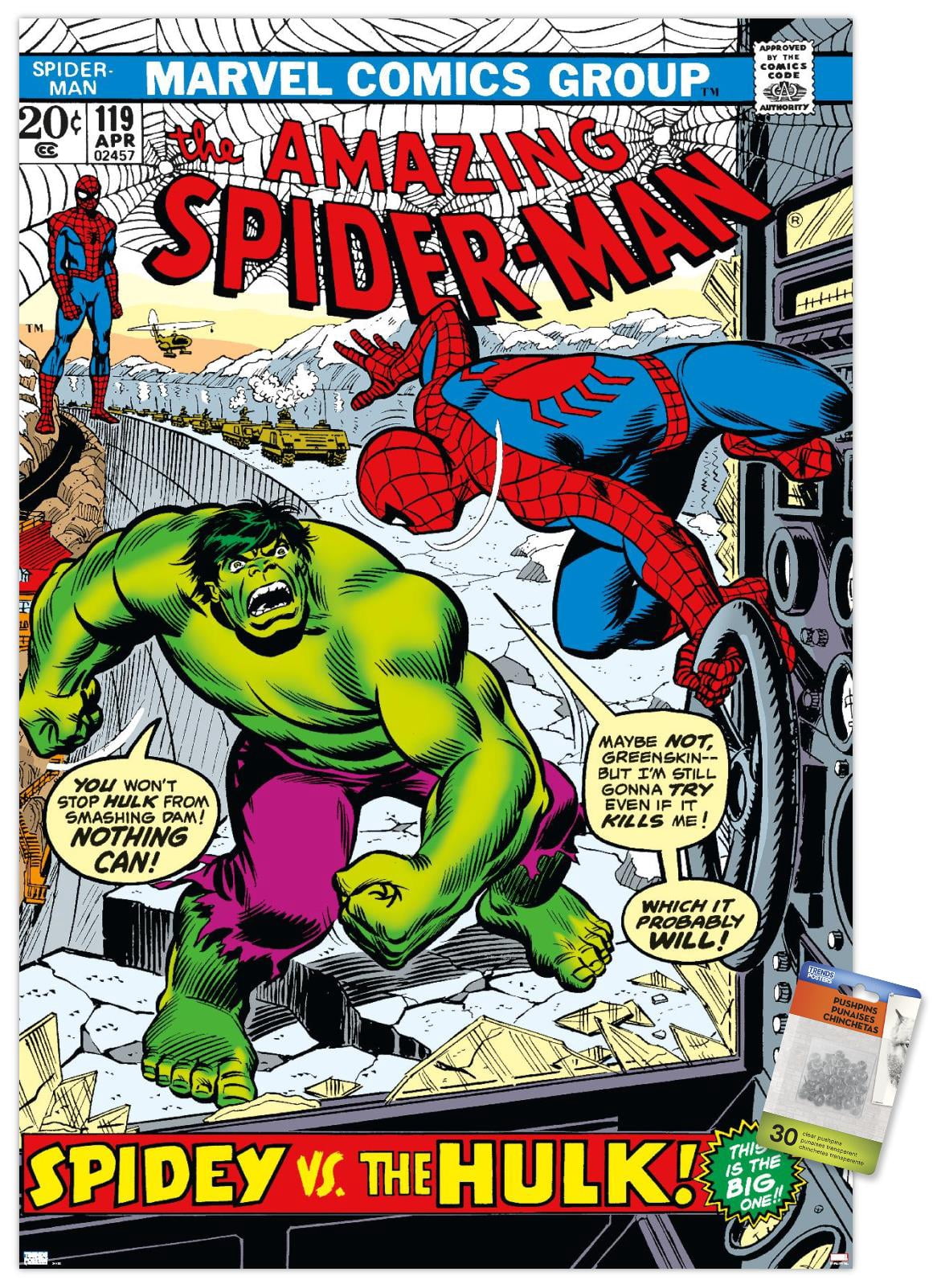 Marvel Comics Spider-Man - The Amazing Spider-Man #119 Wall Poster with ...