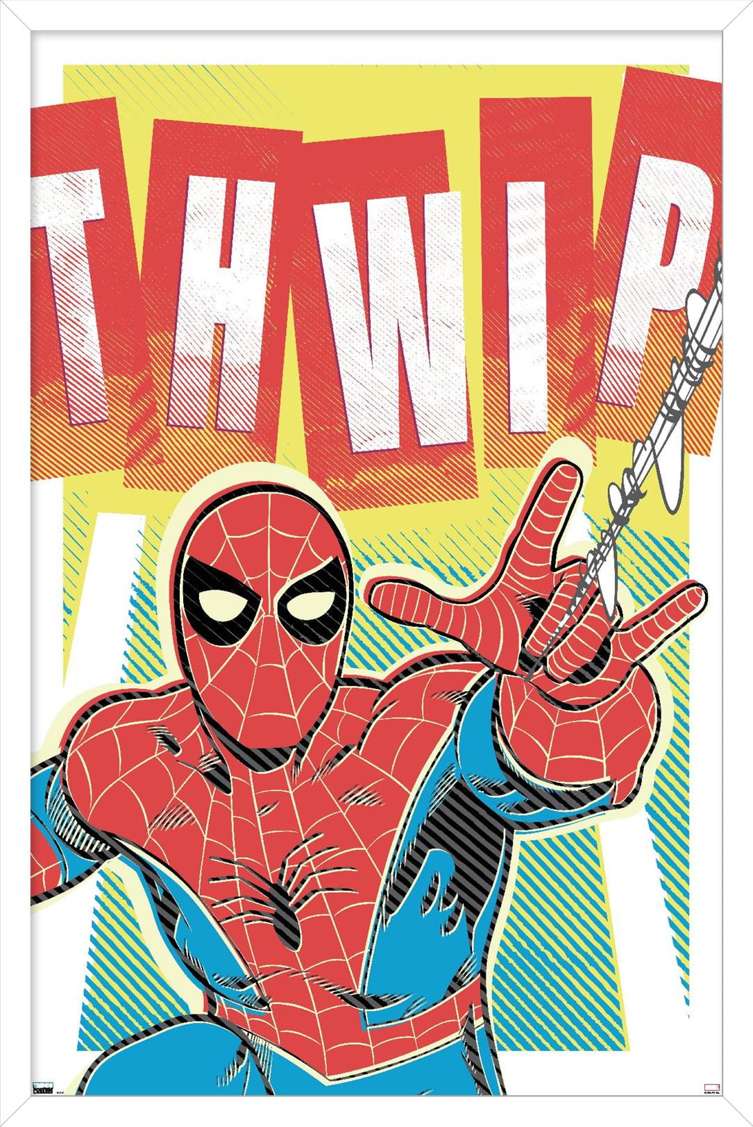 Marvel Comics Spider-Man - Thwip Wall Poster, 22.375" x 34" Framed ...