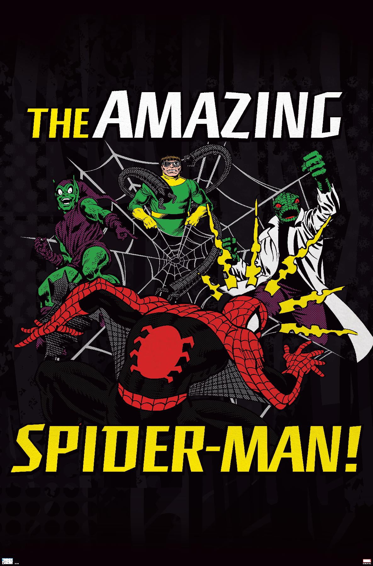 Marvel Comics Spider-Man - Villains Web Wall Poster, 22.375" x 34 ...