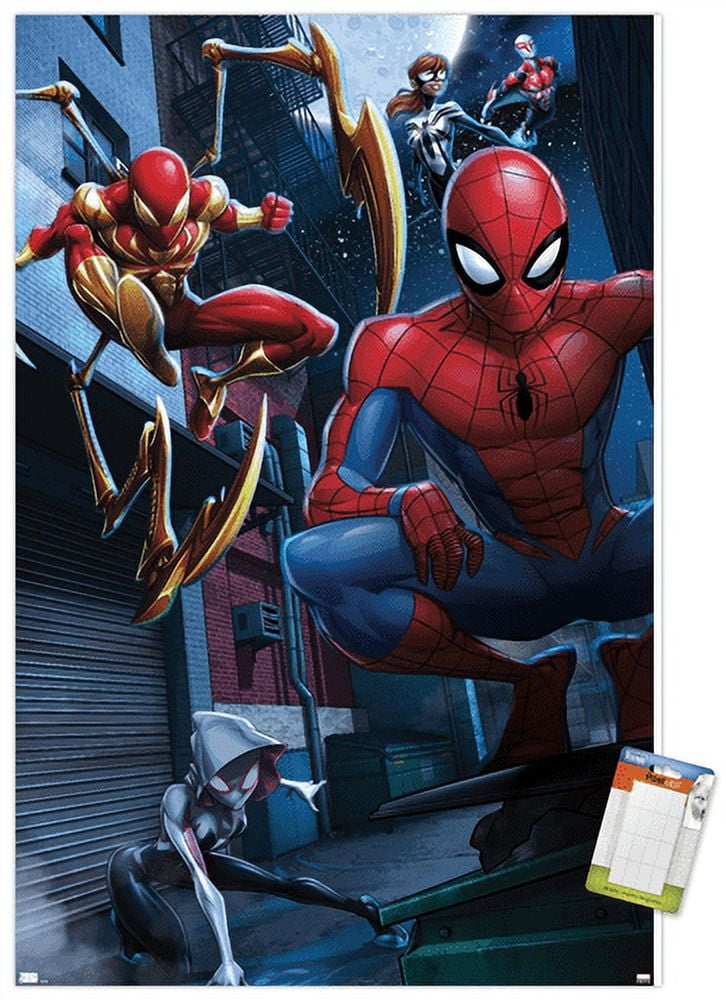 Marvel Comics - Spider-Man - Web Warriors Wall Poster, 22.375" x 34 ...