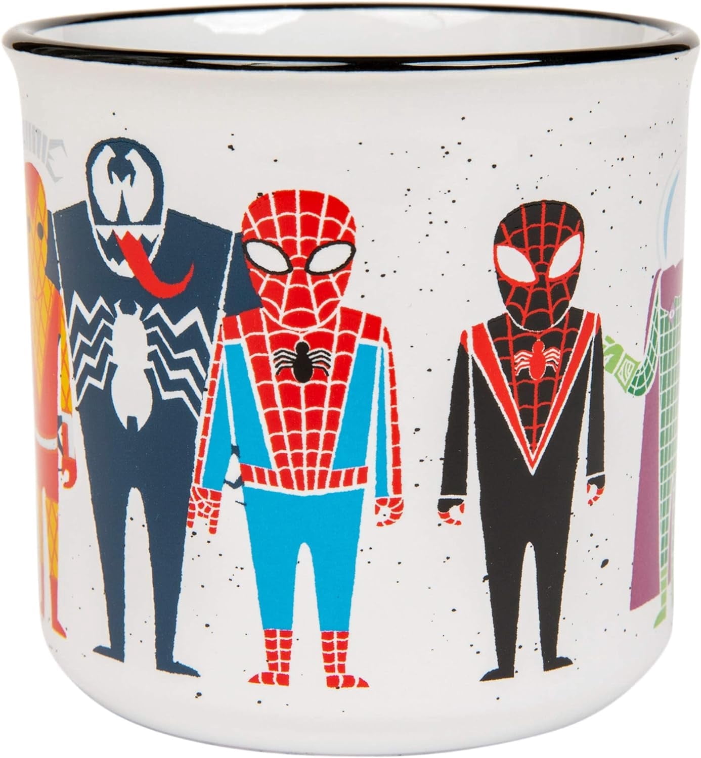 Silver Buffalo Marvel Comics Spider-Man and Villains Ceramic Camper ...