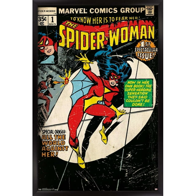 Marvel Comics - Spider-Woman - Cover #1 Wall Poster, 14.725" x 22.375 ...