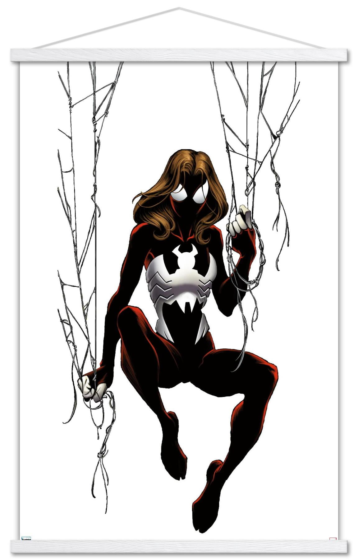 Marvel Comics - Spider Woman - Ultimate Secrets Wall Poster with Wooden ...