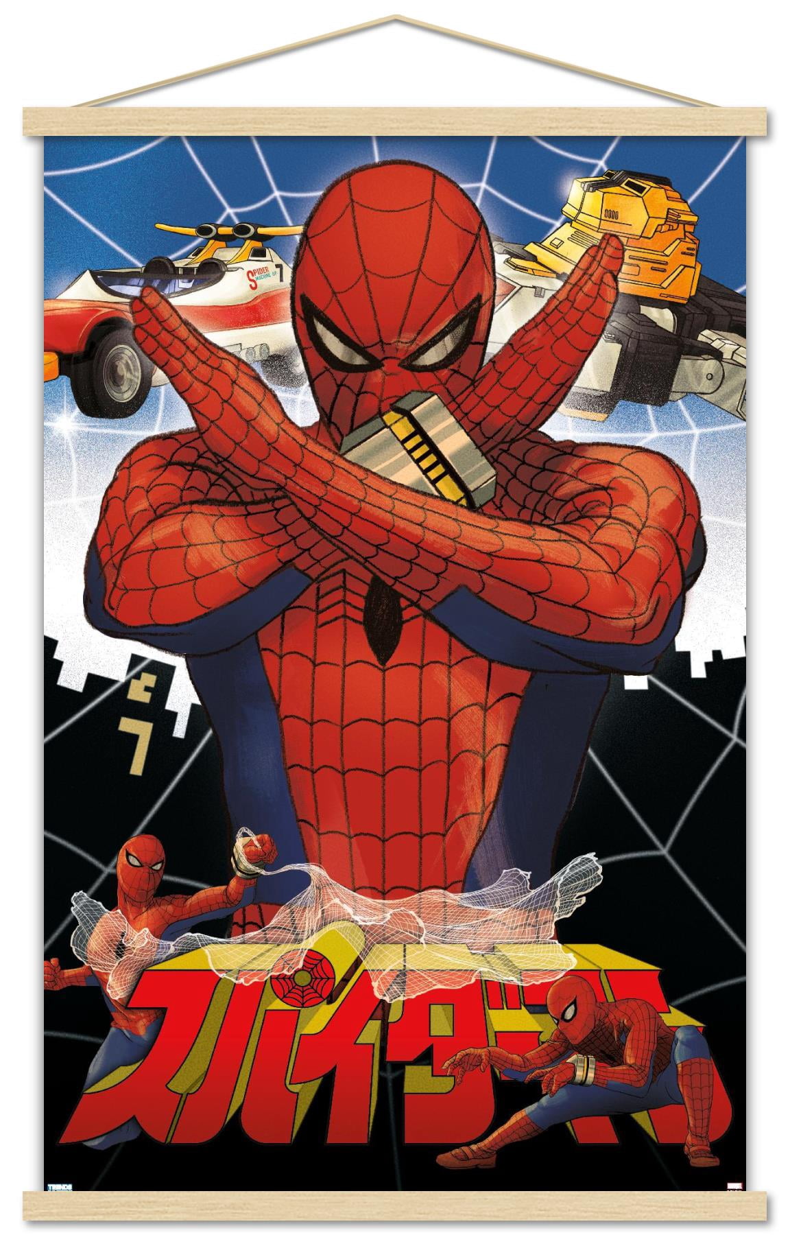 Marvel Comics TV - Japanese Spider-Man - Collage Wall Poster with ...
