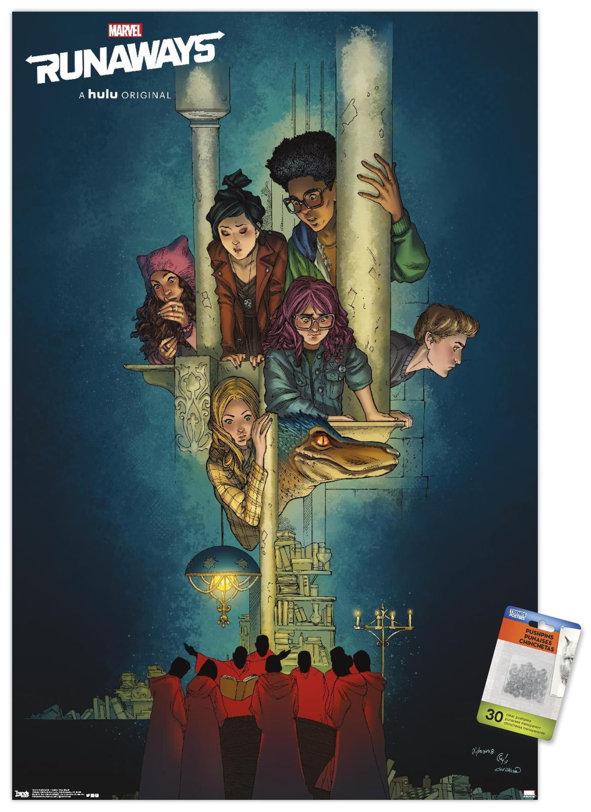 Marvel Comics TV - The Runaways - Comic One Sheet Wall Poster with Push ...