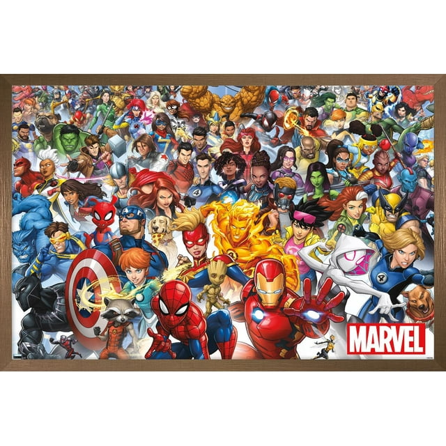 Marvel Comics - The Marvel Lineup 2023 Wall Poster, 14.725" x 22.375 ...