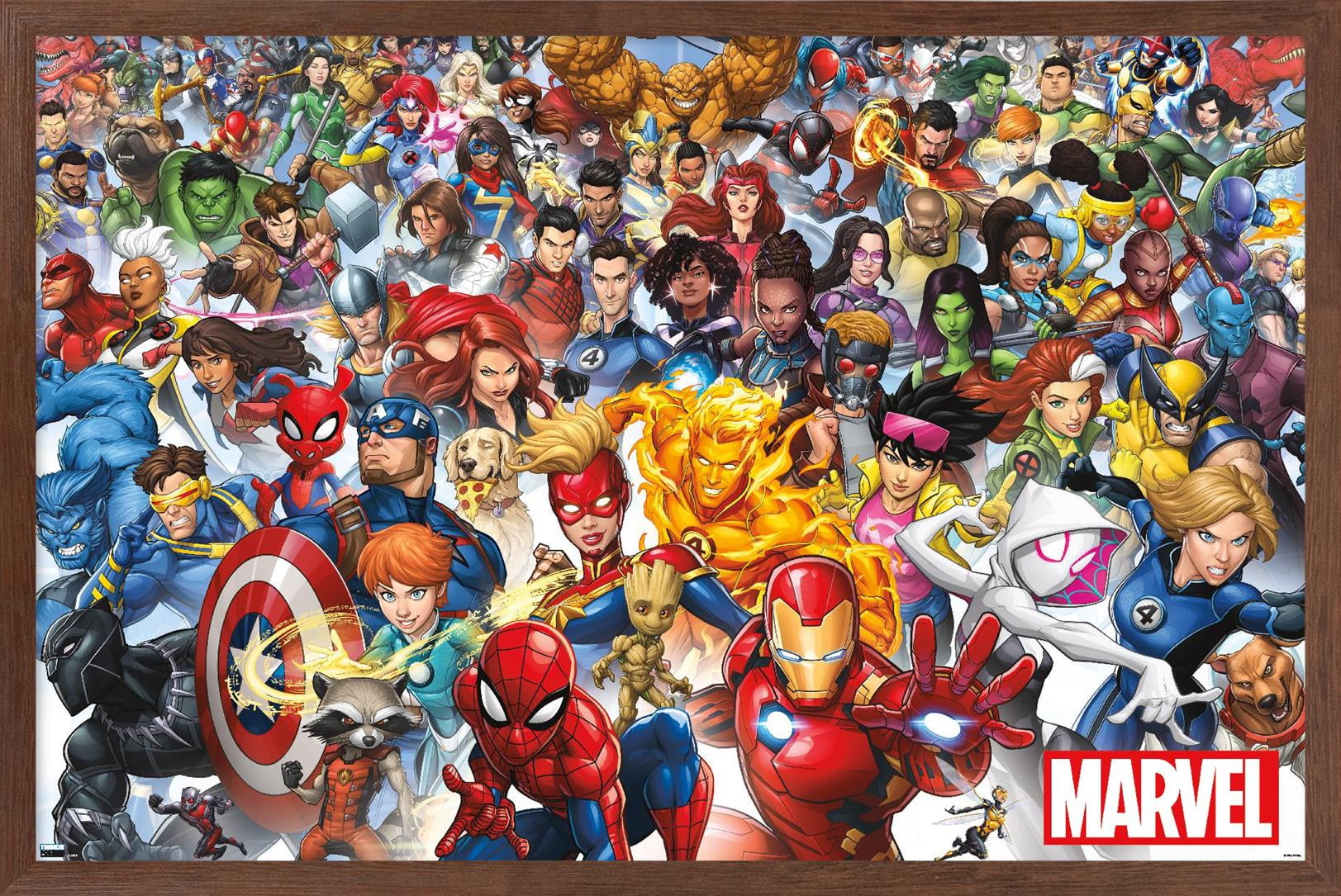 Marvel Comics - The Marvel Lineup 2023 Wall Poster, 22.375" x 34 ...
