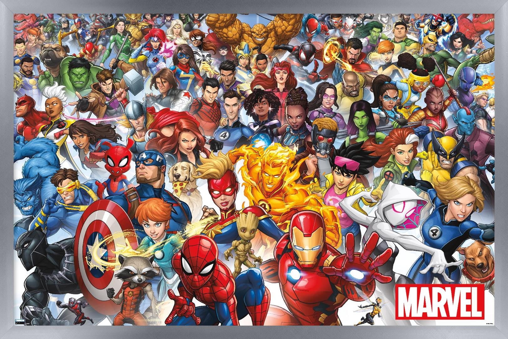 Marvel Comics - The Marvel Lineup 2023 Wall Poster, 22.375" x 34 ...