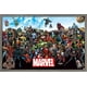 Marvel Comics - The Marvel Lineup Wall Poster, 22.375" x 34", Framed ...