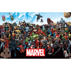 Marvel Comics - High-Quality, Multicolor The Marvel Lineup Wall Poster ...