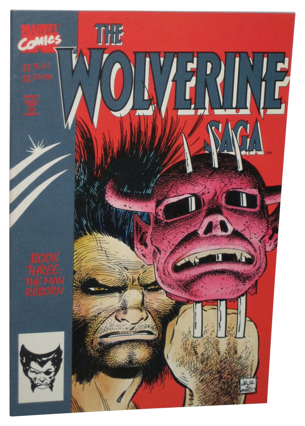 Marvel Comics The Wolverine Saga Man Reborn (1989) Paperback Book #3 ...