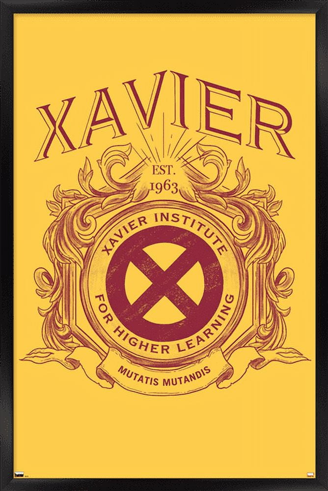 Marvel Comics - The X-Men - XaVier Institute Crest Wall Poster, 22.375 ...