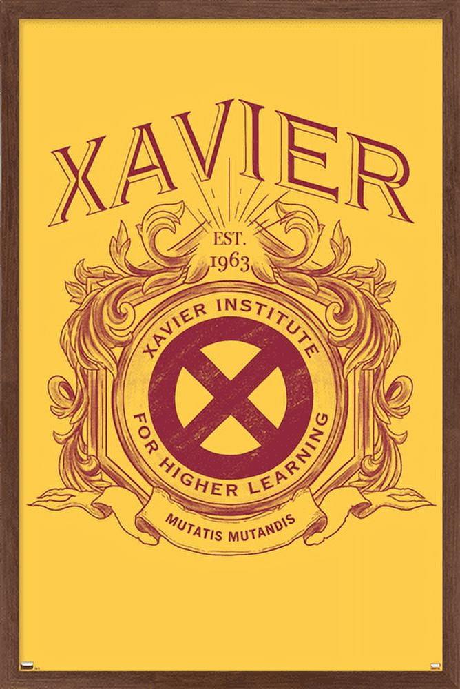 Marvel Comics - The X-Men - XaVier Institute Crest Wall Poster, 22.375 ...
