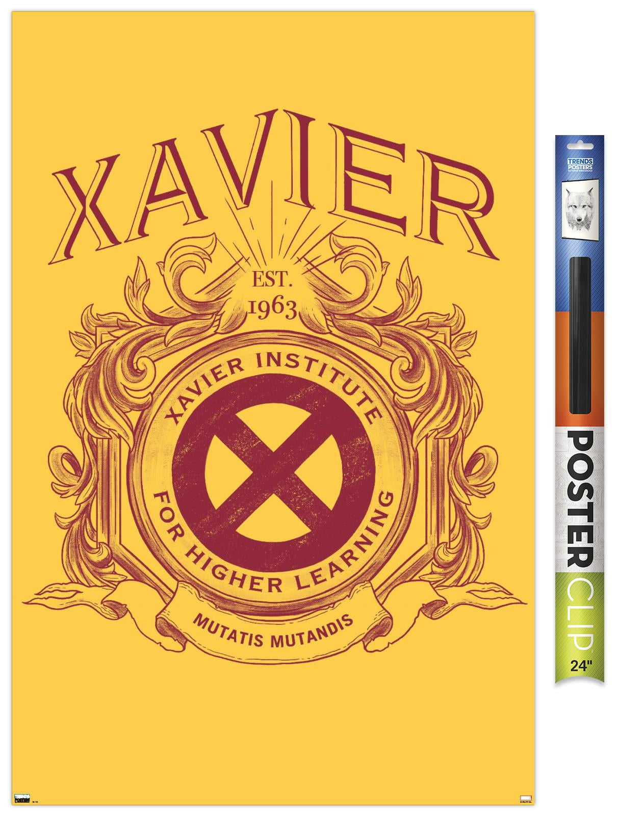Marvel Comics - The X-Men - XaVier Institute Crest Wall Poster, 22.375 ...