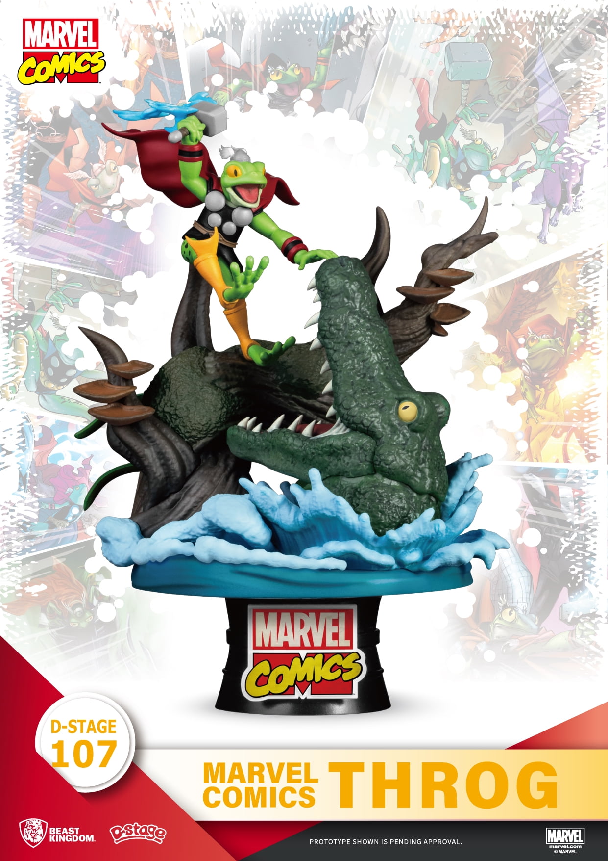 Beast Kingdom DS-107 Marvel Comics Throg Figure - Walmart.com