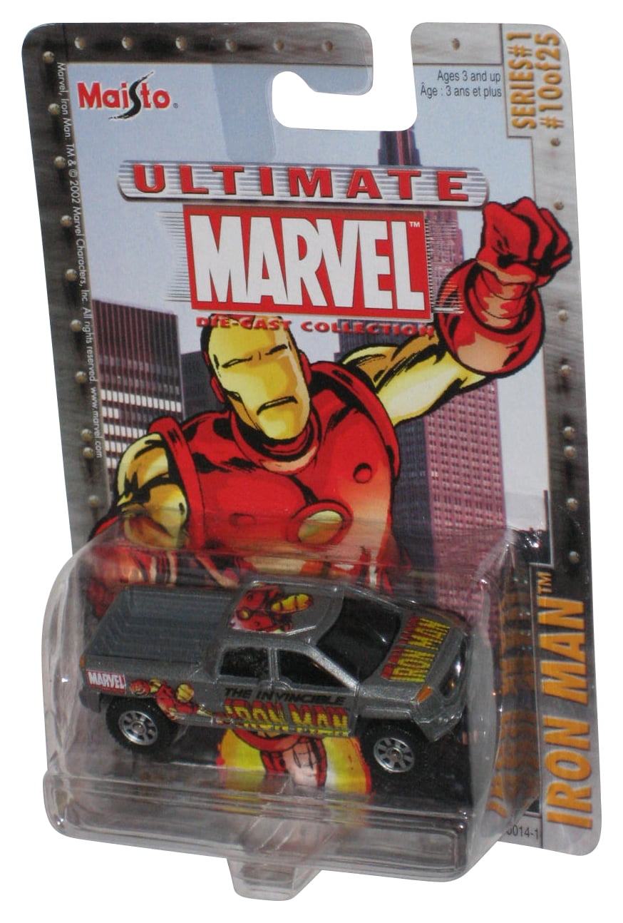 Marvel Comics Ultimate Iron Man (2002) Maisto Silver GMC Terradyne ...