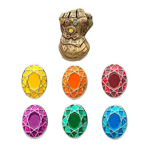 Comics Unisex Adult Avenger Infinity Gauntlet and 6 Infinity Stones ...