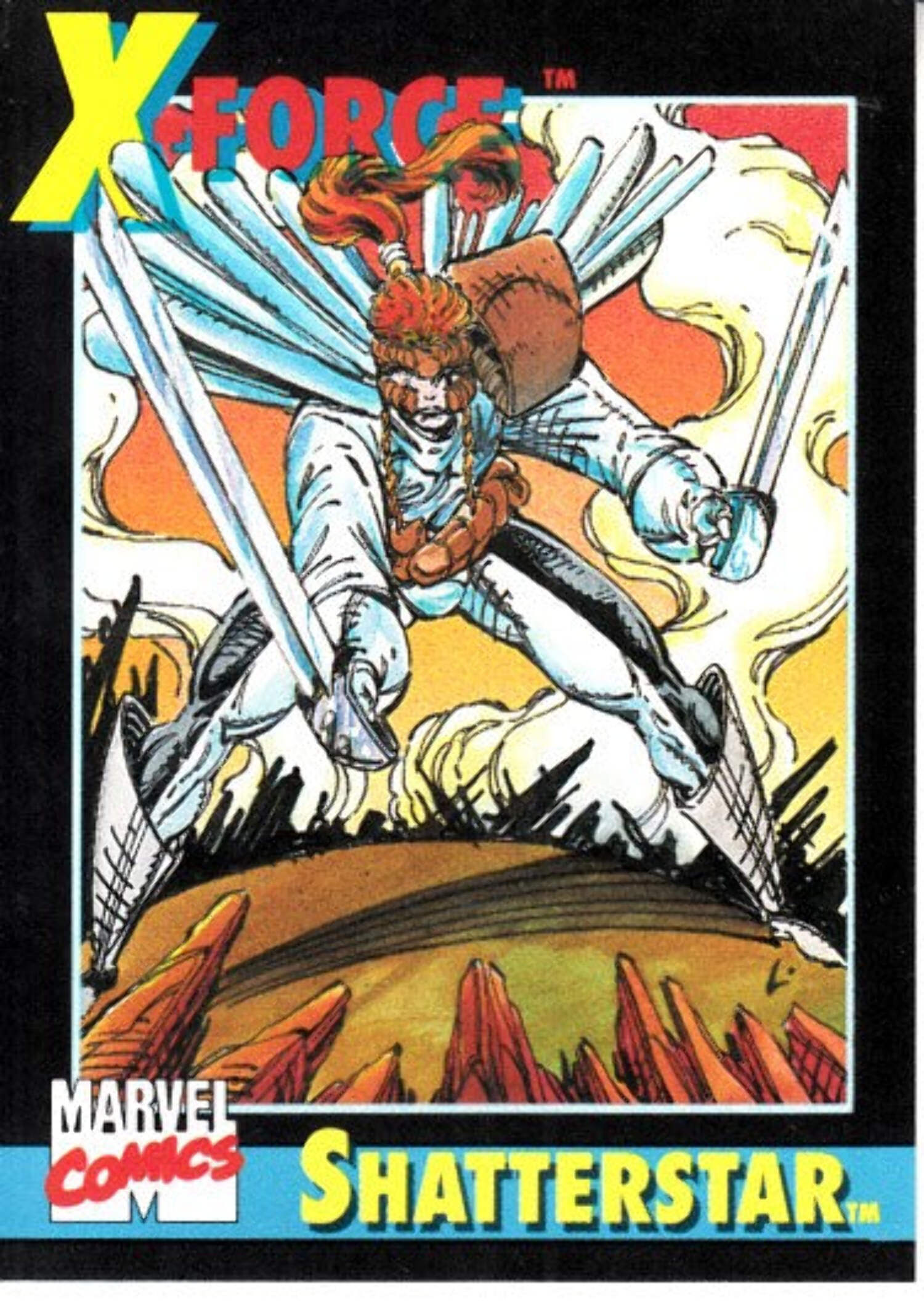 Marvel Comics Universe 1991 Impel Shatterstar promo card #2 - Walmart.com