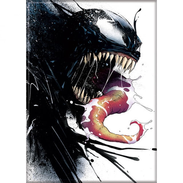 Marvel Comics Venom Character Portrait Symbiote Ink Blot Magnet ...