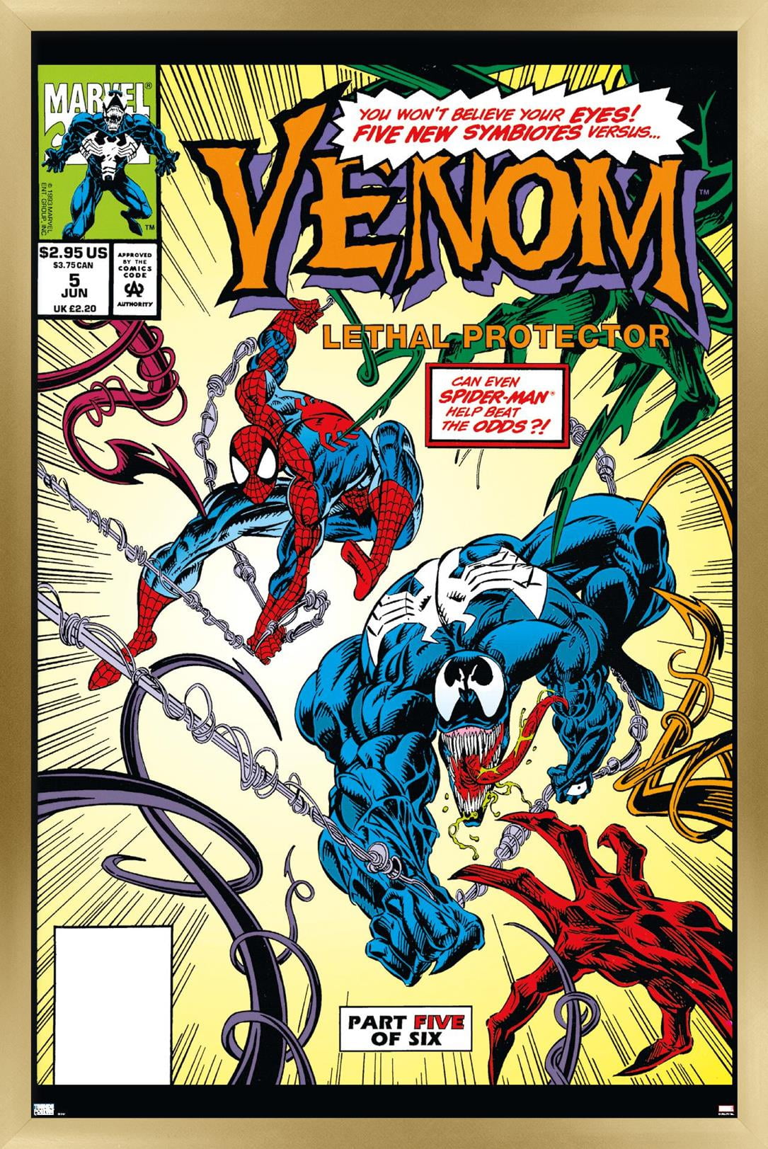 Marvel Comics - Venom: Lethal Protector #5 Wall Poster, 22.375" x 34 ...