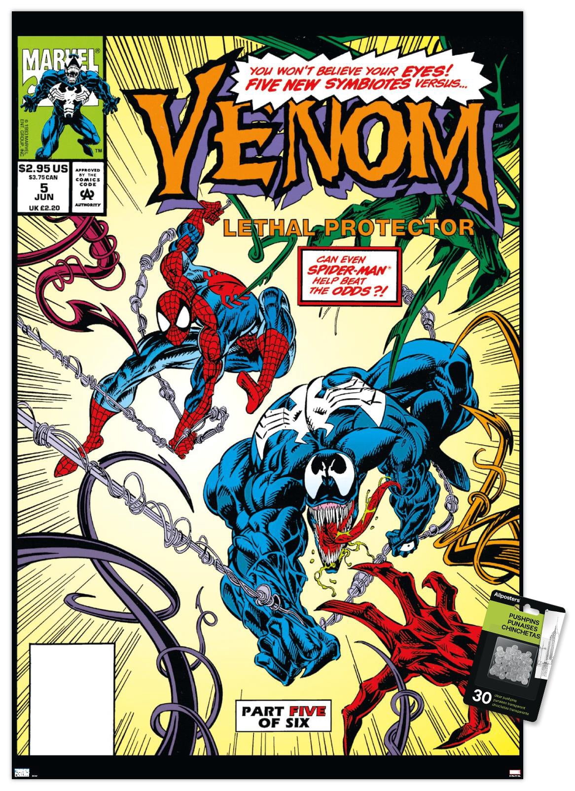 Marvel Comics - Venom: Lethal Protector #5 Wall Poster with Push Pins ...
