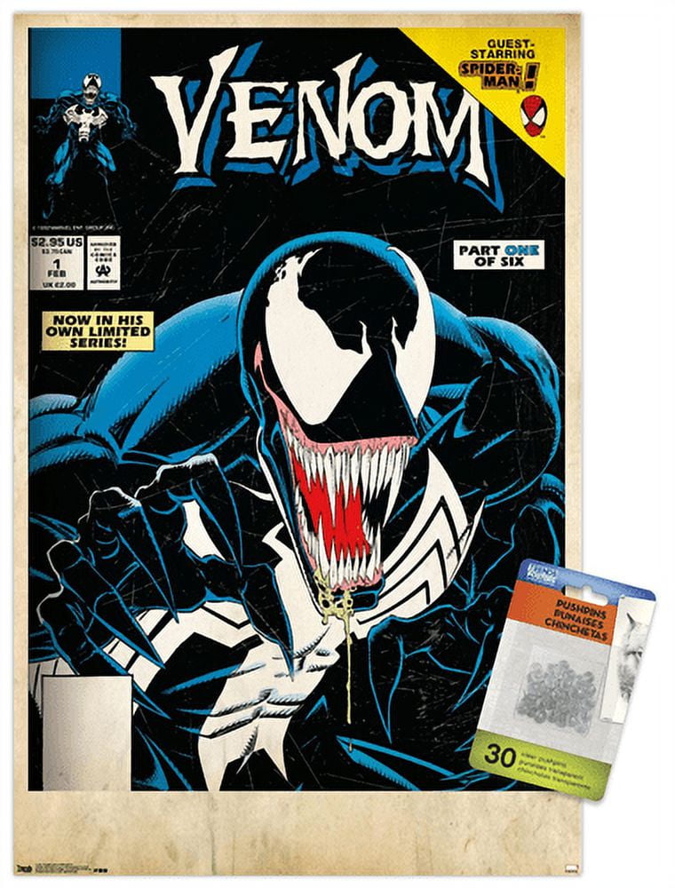 Marvel Comics - Venom - Lethal Protector Cover #1 Wall Poster with Push ...