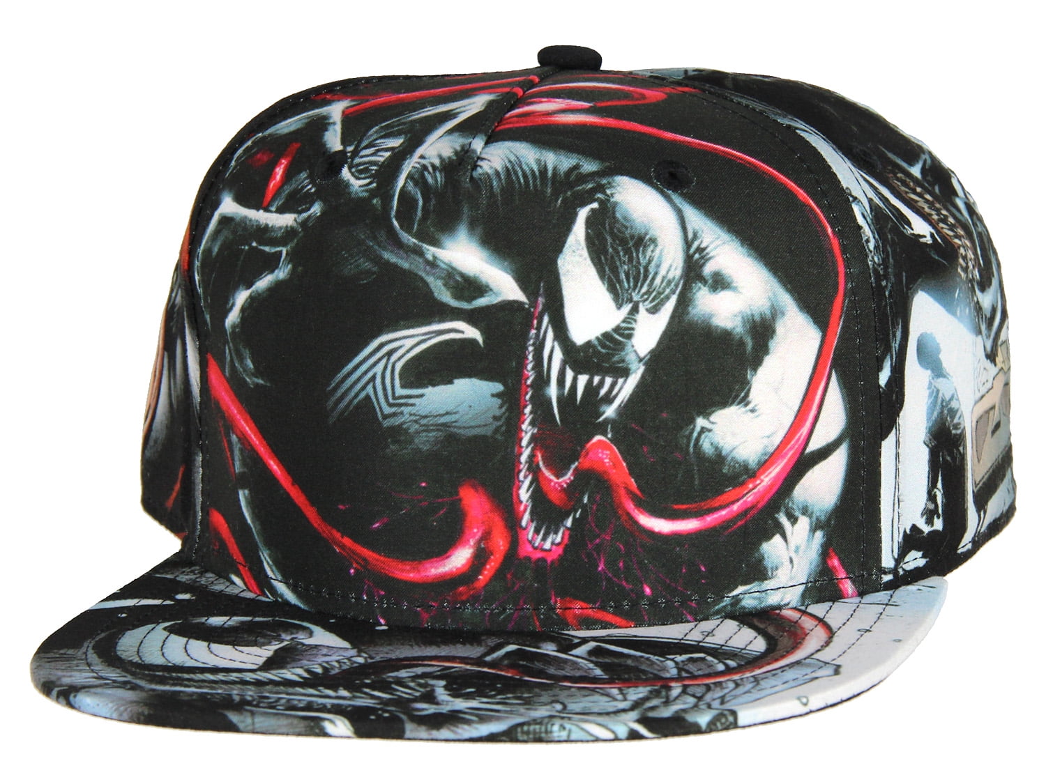 Official Marvel Comics Venom Sublimated Snapback Hat with Iconic All ...