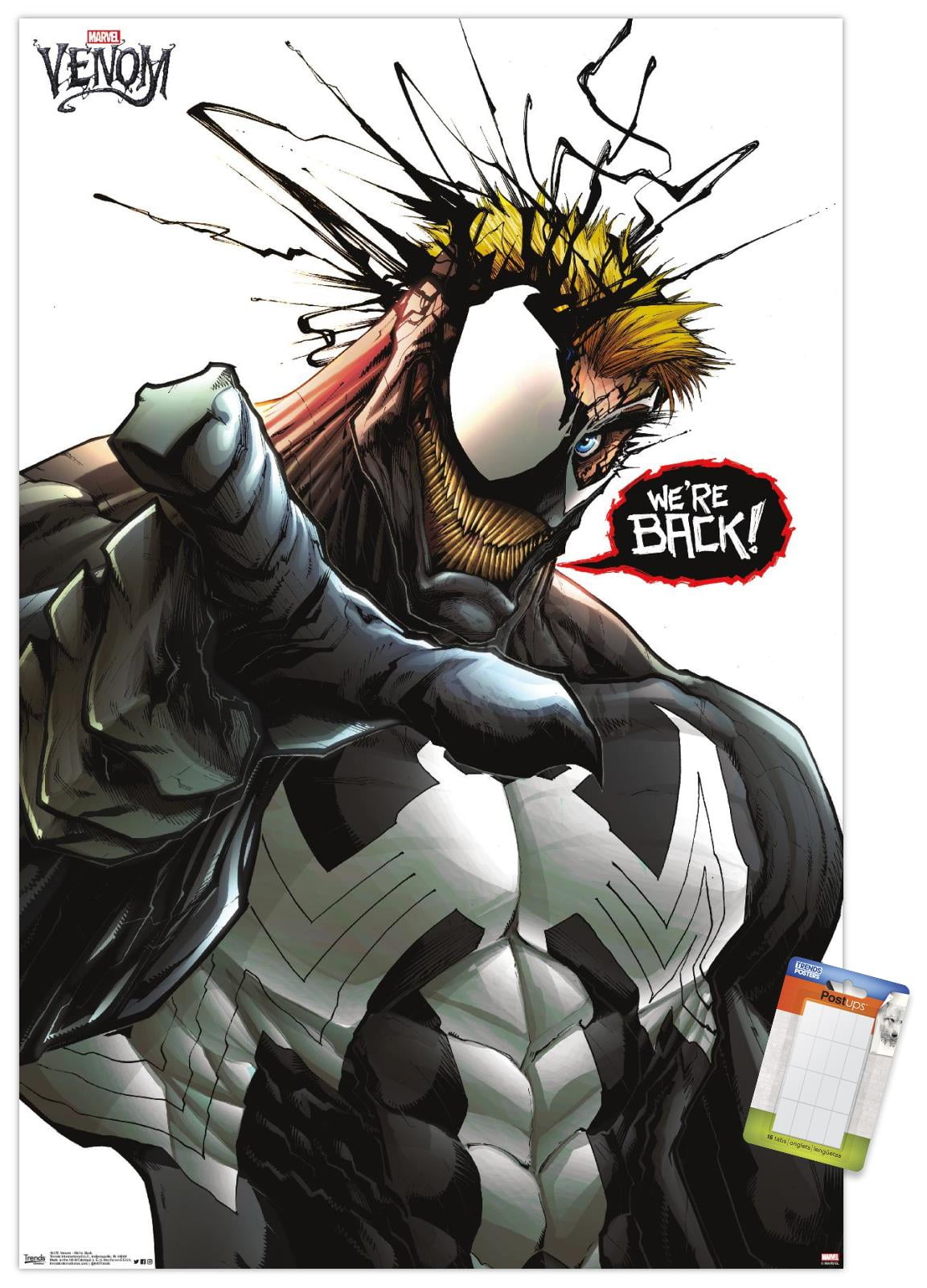 Marvel Comics - Venom - We're Back Wall Poster, 22.375" x 34" - Walmart.com