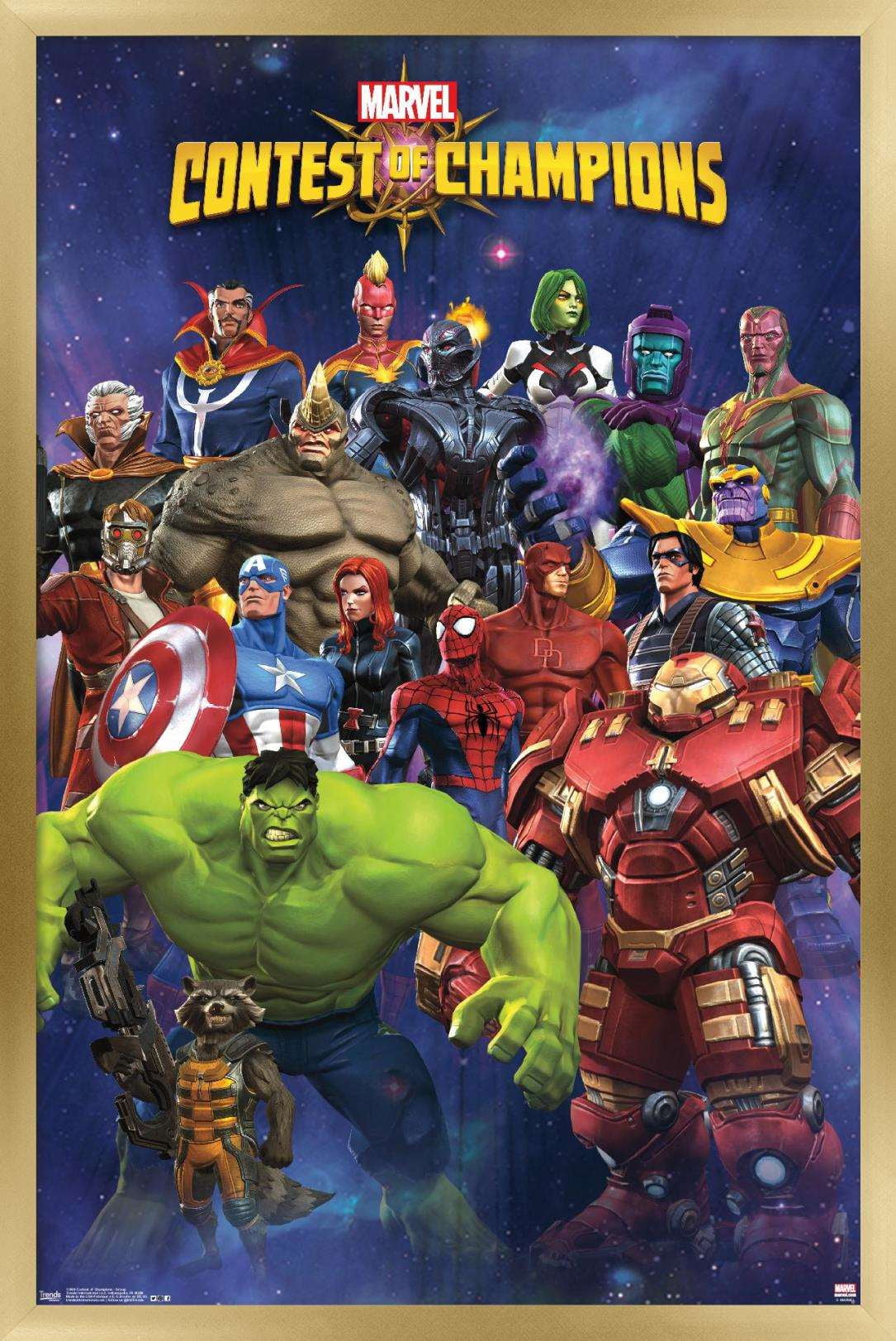 Marvel Comics Video Game - Contest of Champions - Group Wall Poster, 14 ...