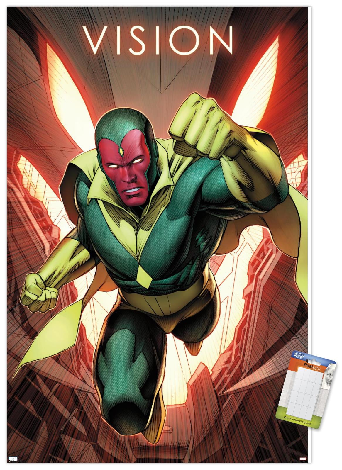 Marvel Comics - Vision - Vision #8 Wall Poster, 22.375" x 34" - Walmart.com