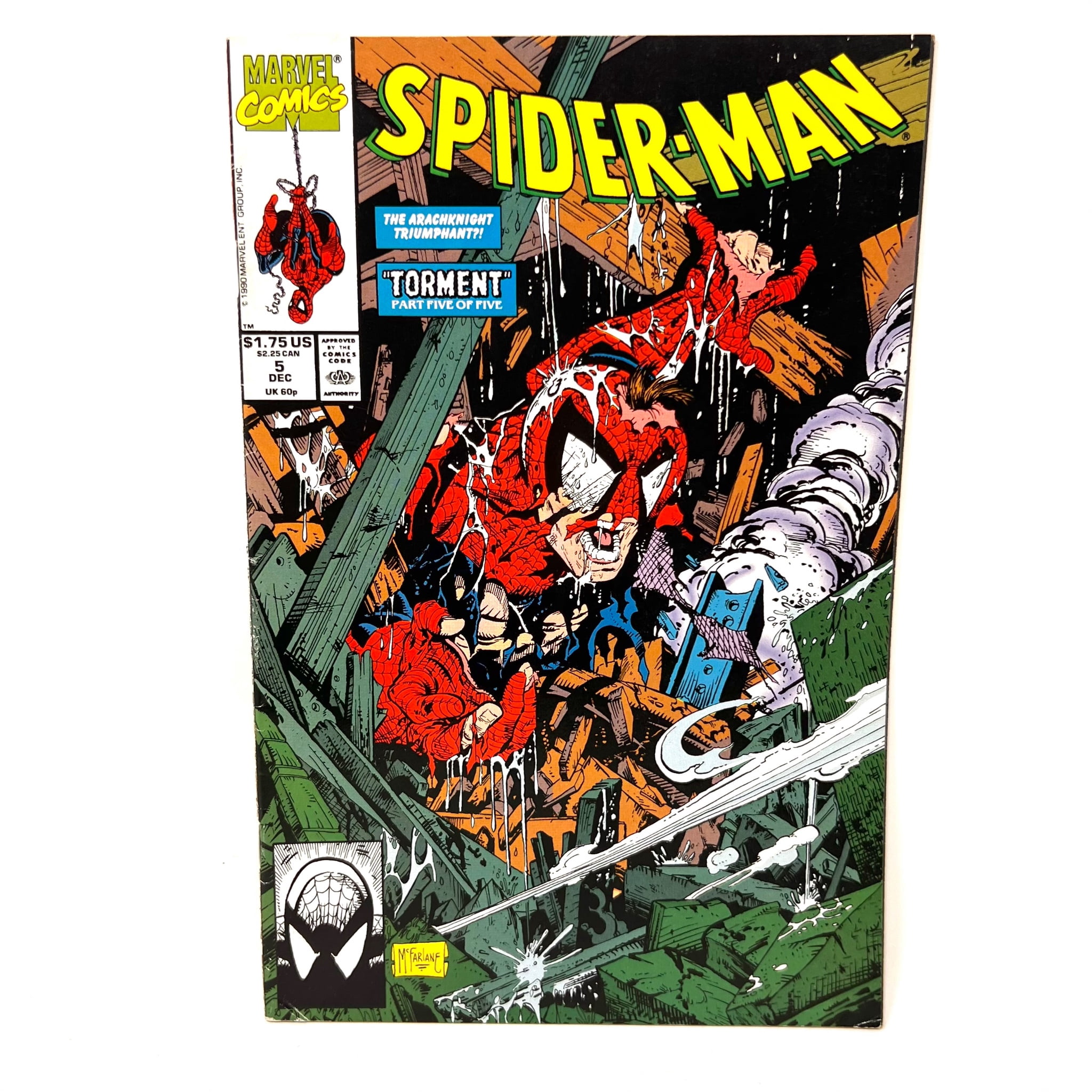 Marvel Comics Web Of Spider-Man Vol.1 No.5 - Walmart.com