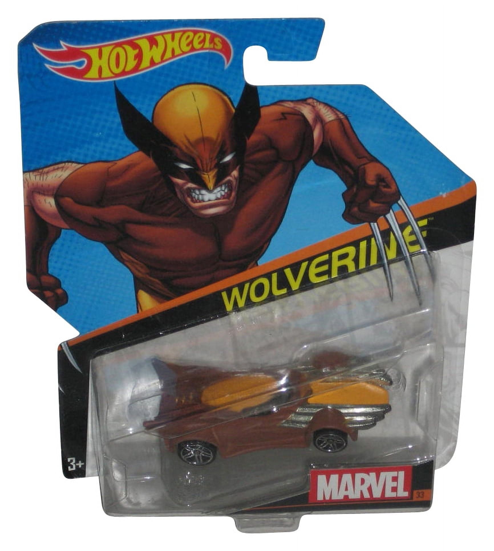 Marvel Comics Wolverine (2015) Mattel Hot Wheels Toy Car #33 - Walmart.com