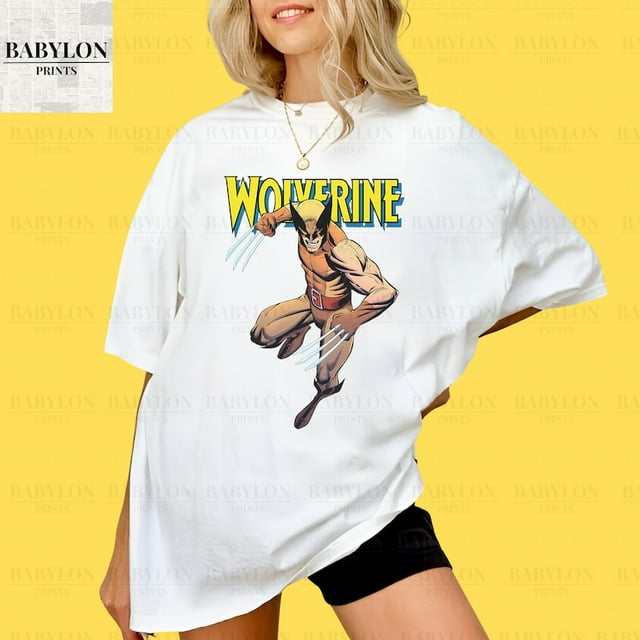 Marvel Comics Wolverine Classic Logan Retro Shirt, Marvel X-men Shirt ...