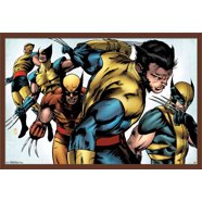 Marvel Comics - The Marvel Lineup Wall Poster, 22.375" x 34", Framed ...