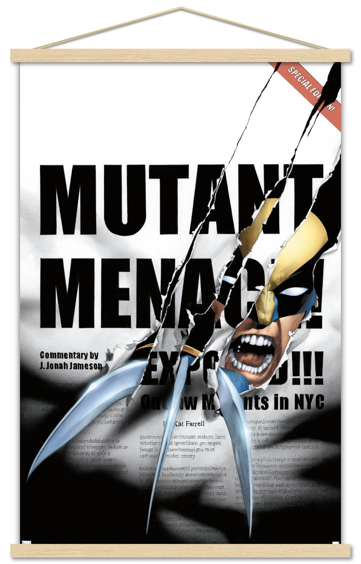 Marvel Comics - Wolverine - The Pulse #6 Wall Poster with Wooden ...